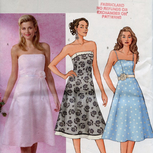 Modern Fit and Flare Dress Pattern - Etsy