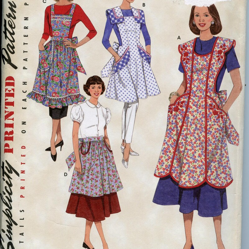 1950s Apron Pattern - Etsy
