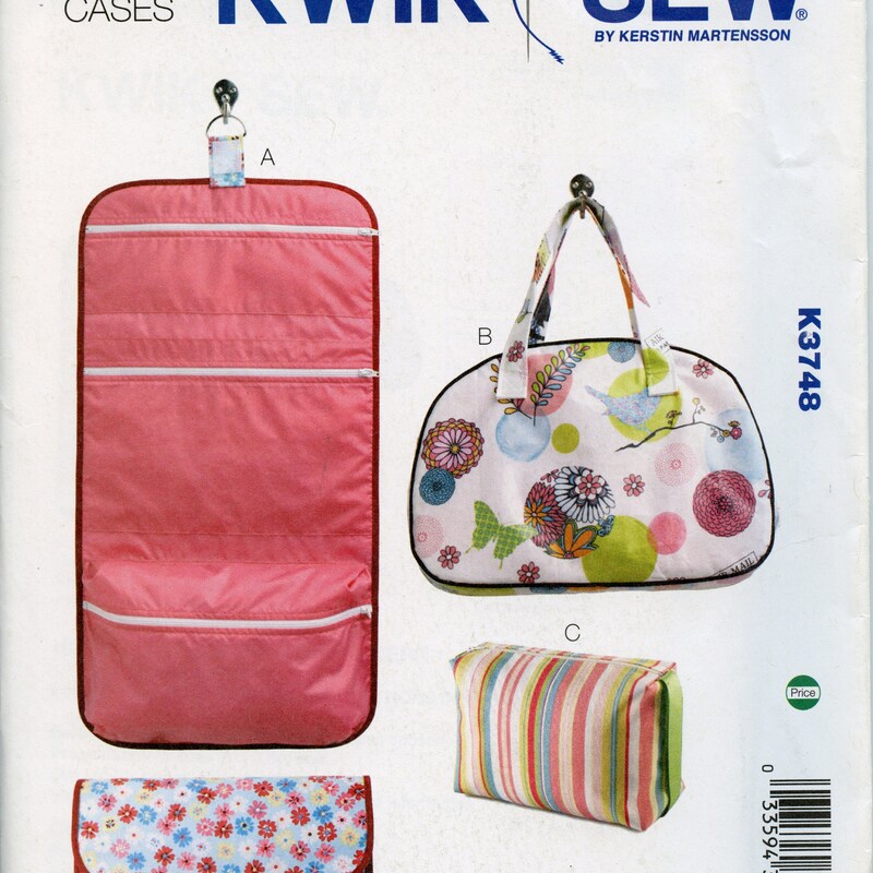 Travel Bag Pattern - Etsy