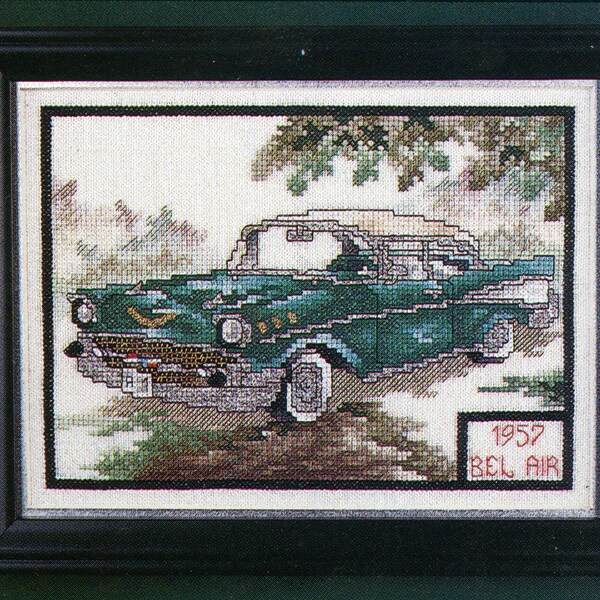 57 Chevy Cross Stitch Pattern - Etsy