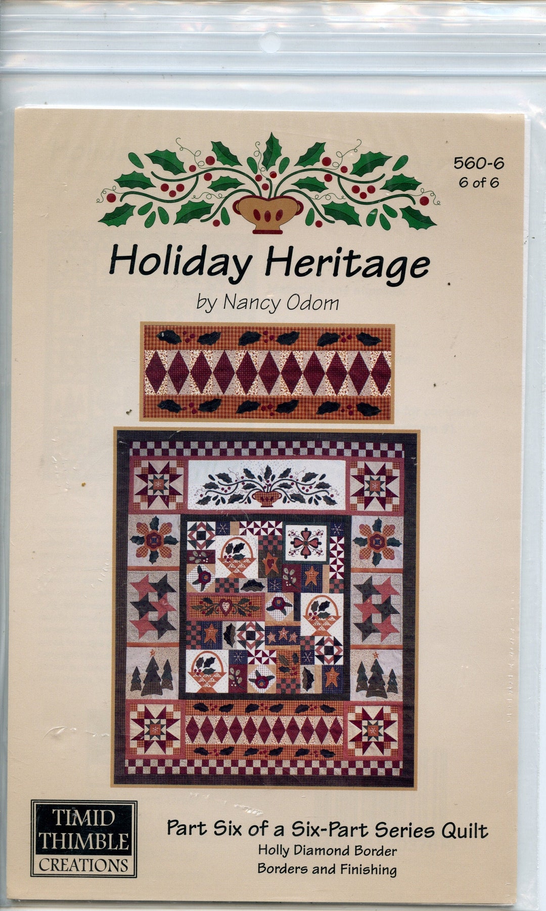 Holiday Heritage Full Quilting Pattern Series by Nancy Odom - Etsy