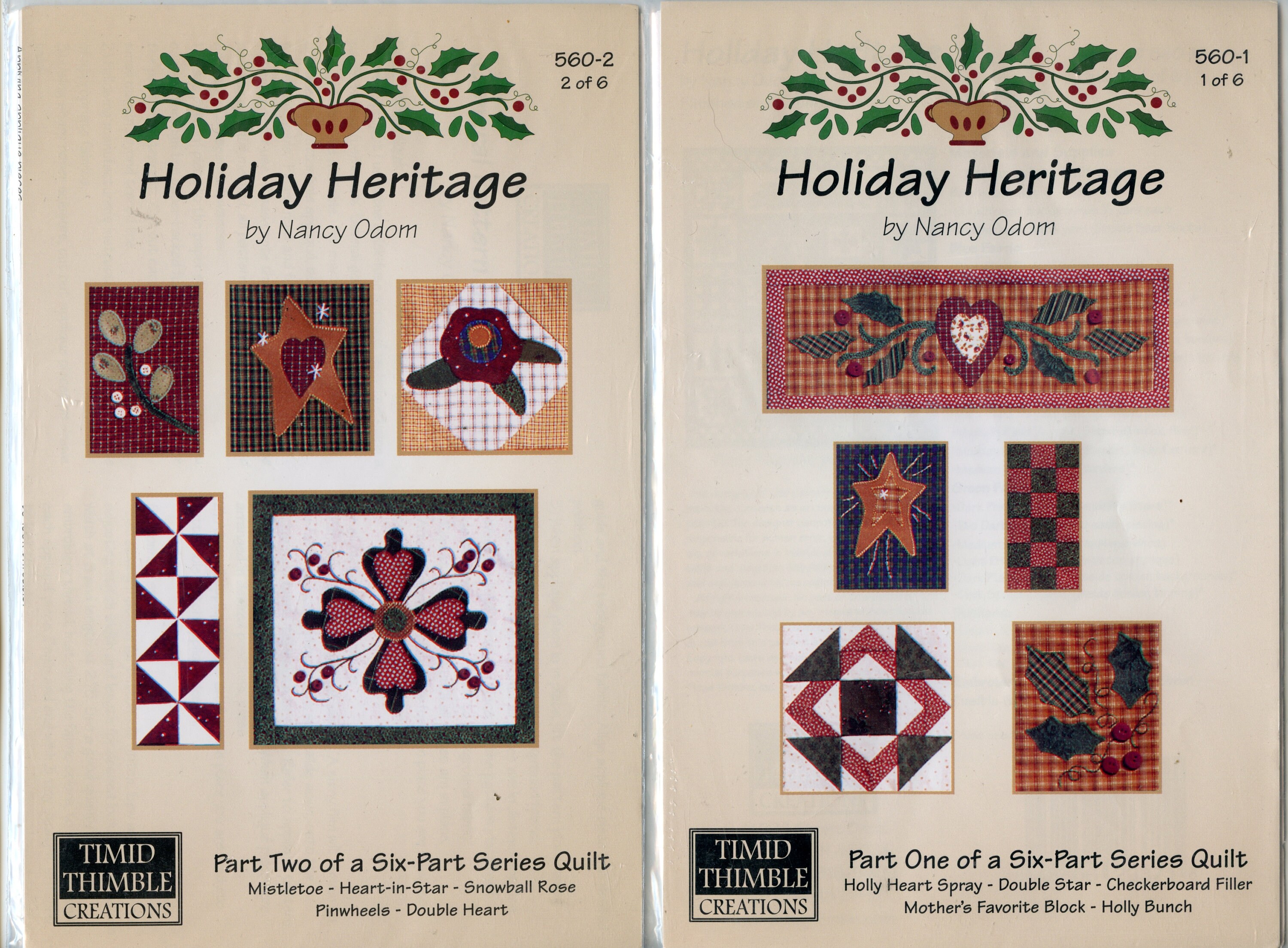 Holiday Heritage Full Quilting Pattern Series by Nancy Odom - Etsy