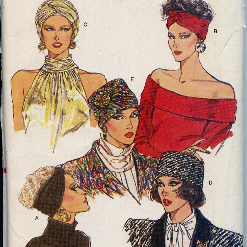 Vogue Hat Pattern - Etsy