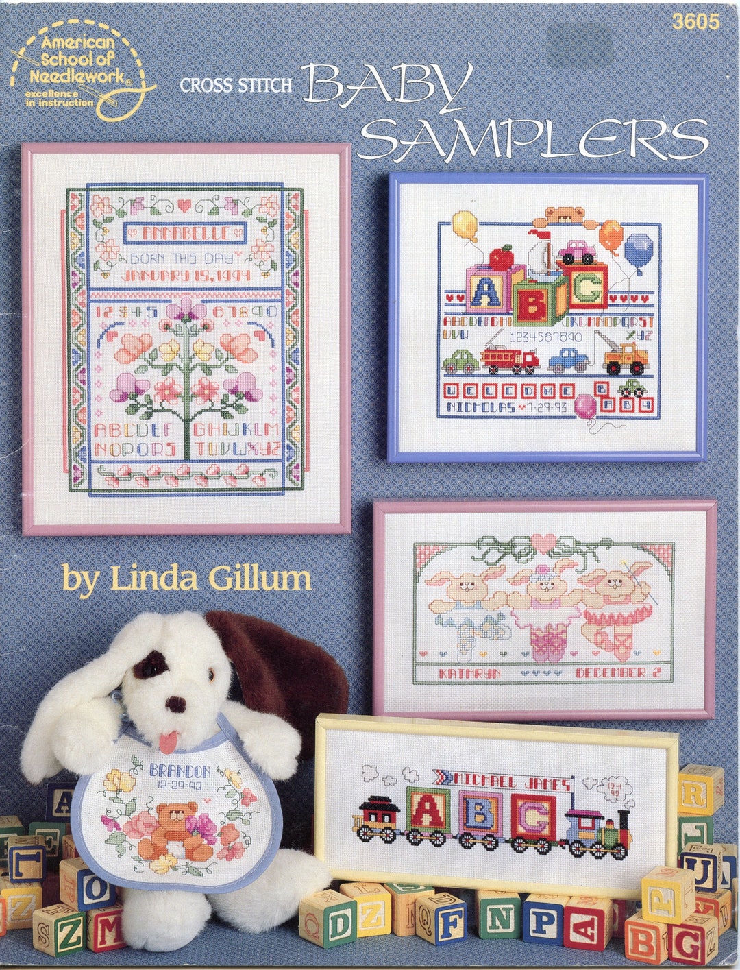 Baby Samplers Cross Stitch Pattern by Linda Gillum - Etsy