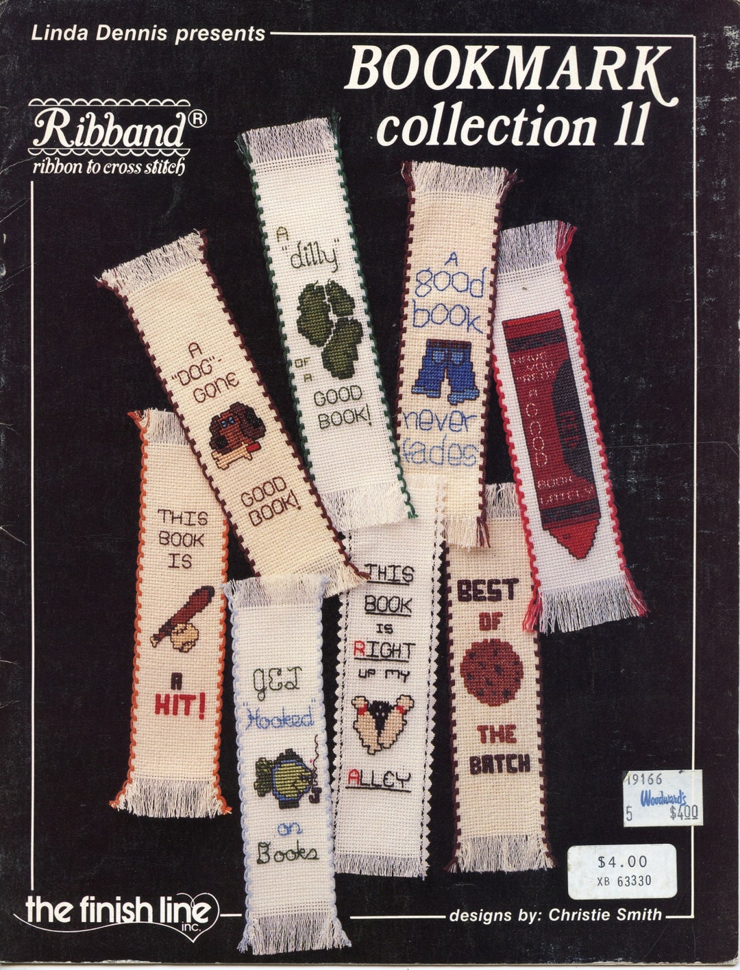 16 Pun Bookmark Cross Stitch Patterns Bookmark Collection II by ...