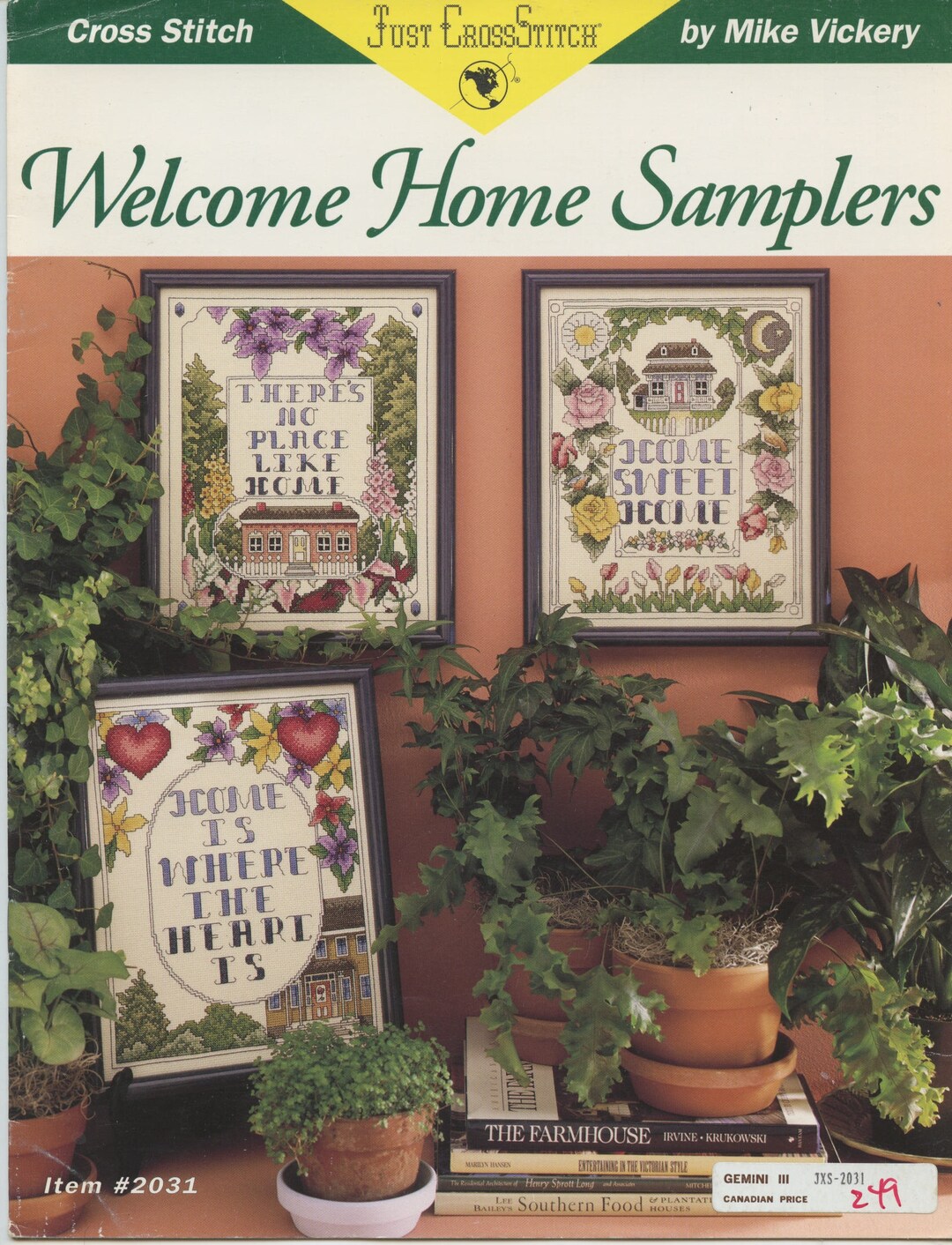 Welcome Home Sampler Cross Stitch Pattern Just Crossstitch - Etsy