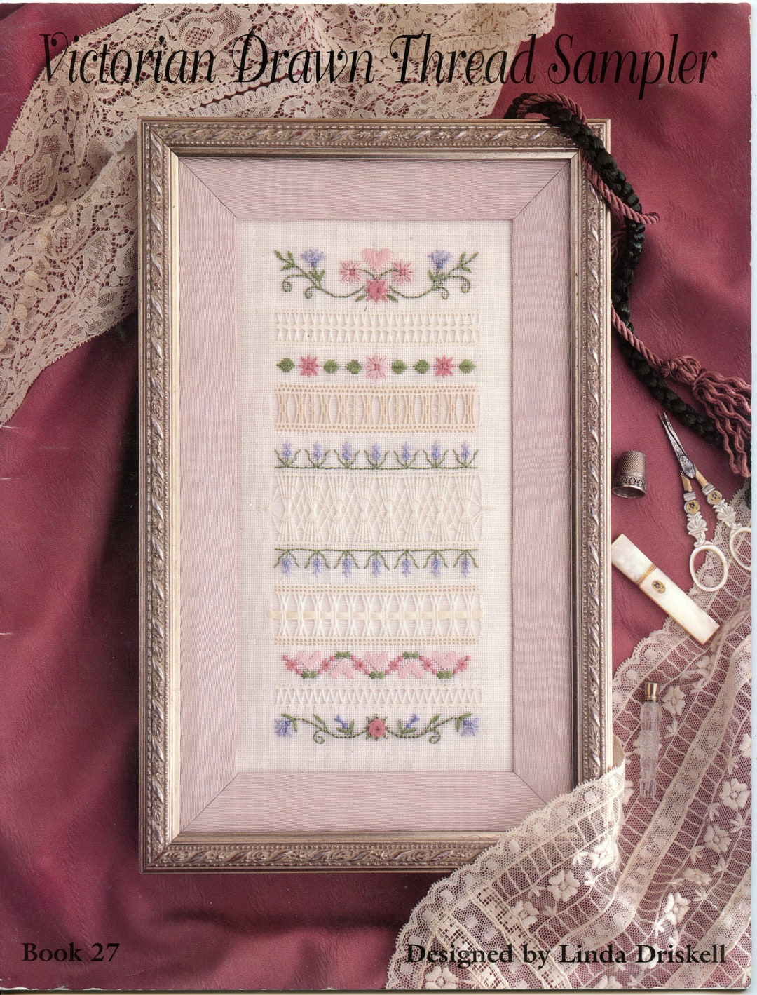 Victorian Drawn Thread Sampler How to Book by Linda Driskell - Etsy