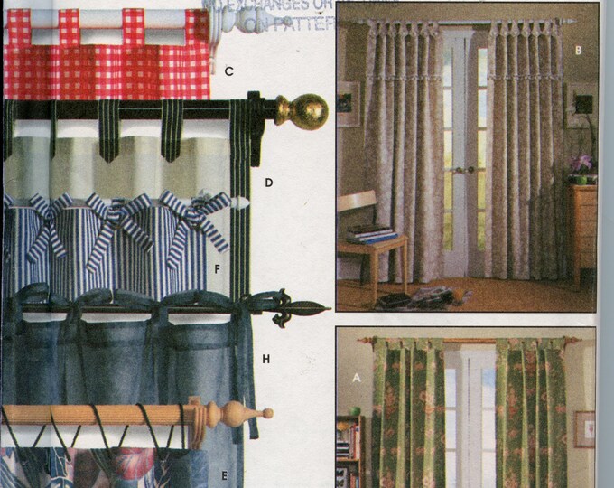 Simplicity 1152 Window Treatments Sewing Pattern - Etsy