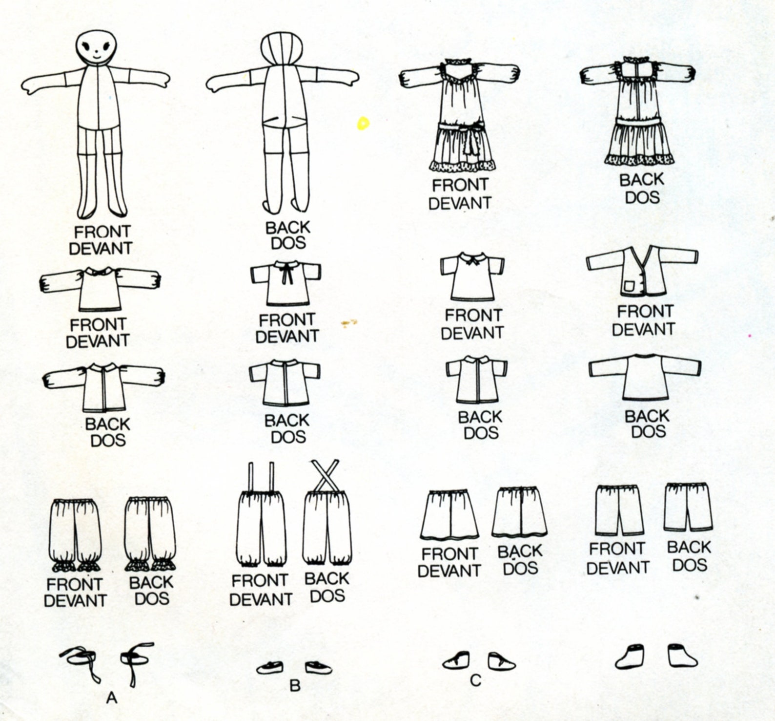 Boy and Girl Cloth Doll Sewing Pattern Plush Toy Pattern - Etsy Canada