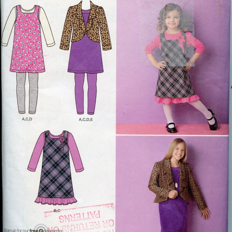 Girls Jumper Pattern - Etsy