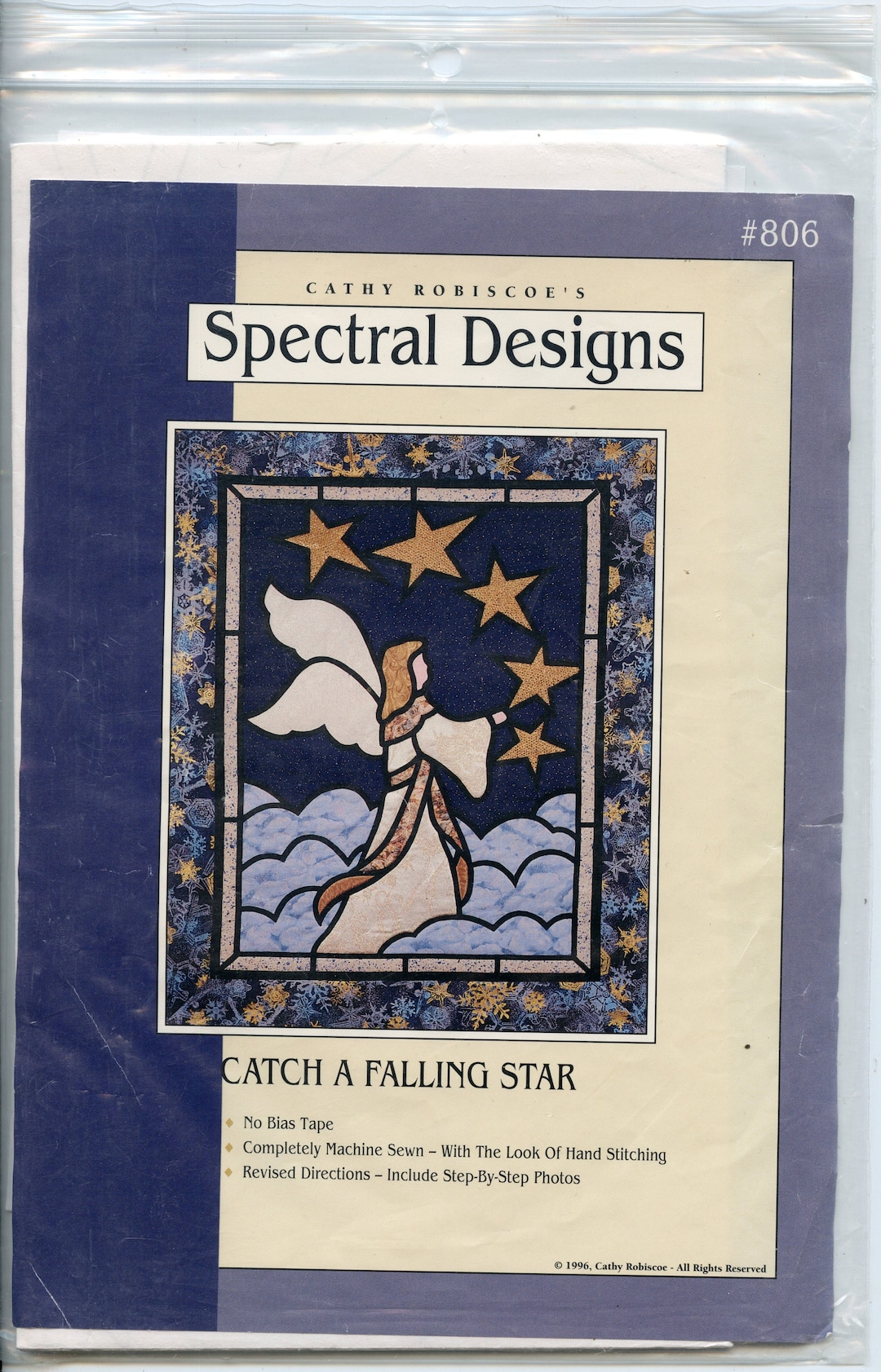 Catch A Falling Star Angel Quilting Applique Pattern - Etsy