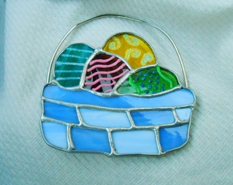 Glass easter basket | Etsy