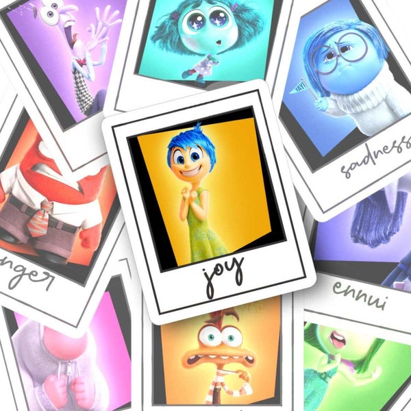 Inside Out Emotion Stickers - Etsy