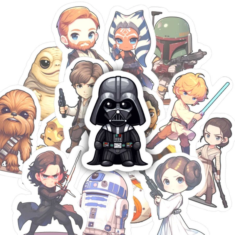 Starwars Stickers - Etsy