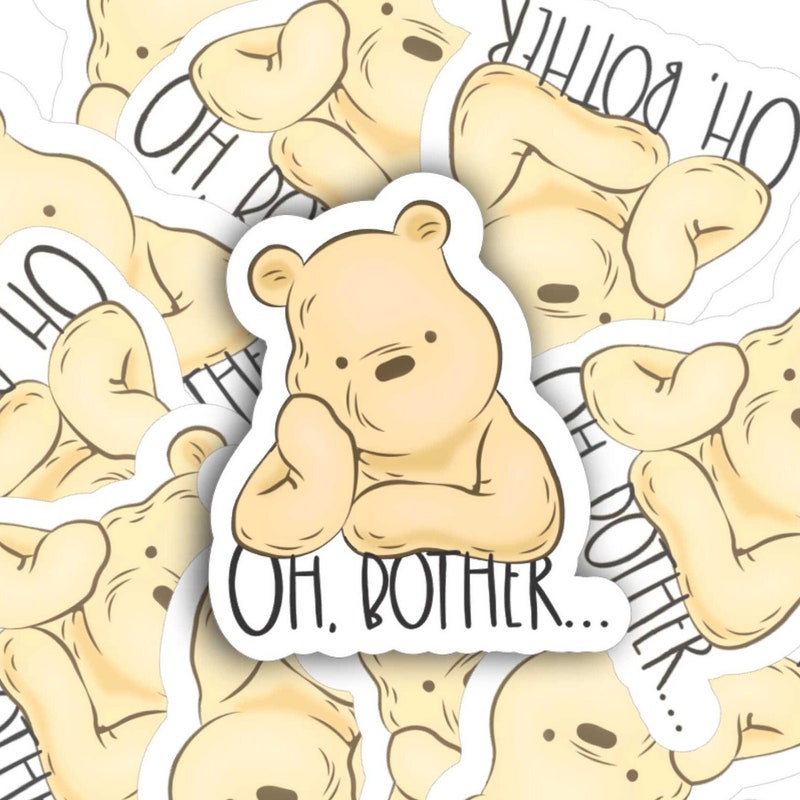 Winnie Pooh Stickers - Etsy