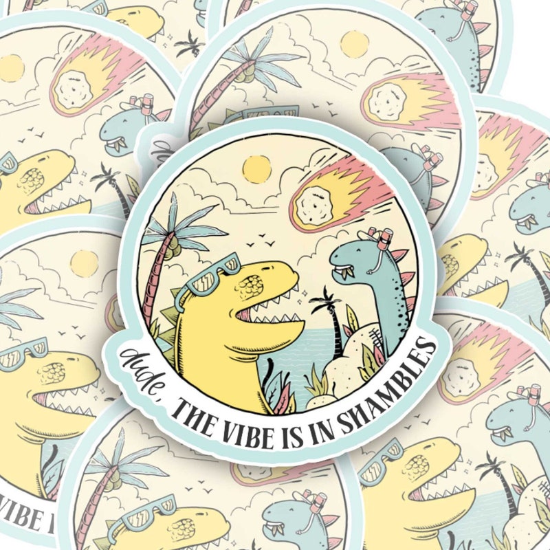 T Rex Sticker - Etsy