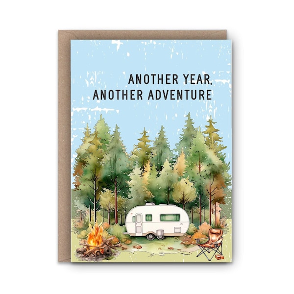 Birthday Card "another Year of Adventure" - Etsy