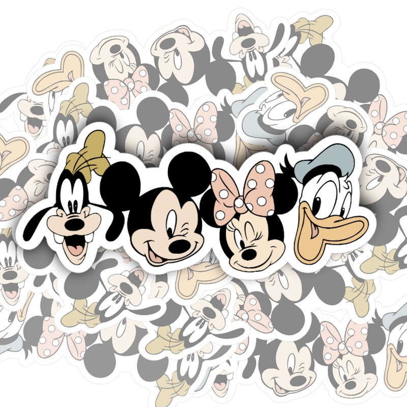 Mickey Stickers - Etsy