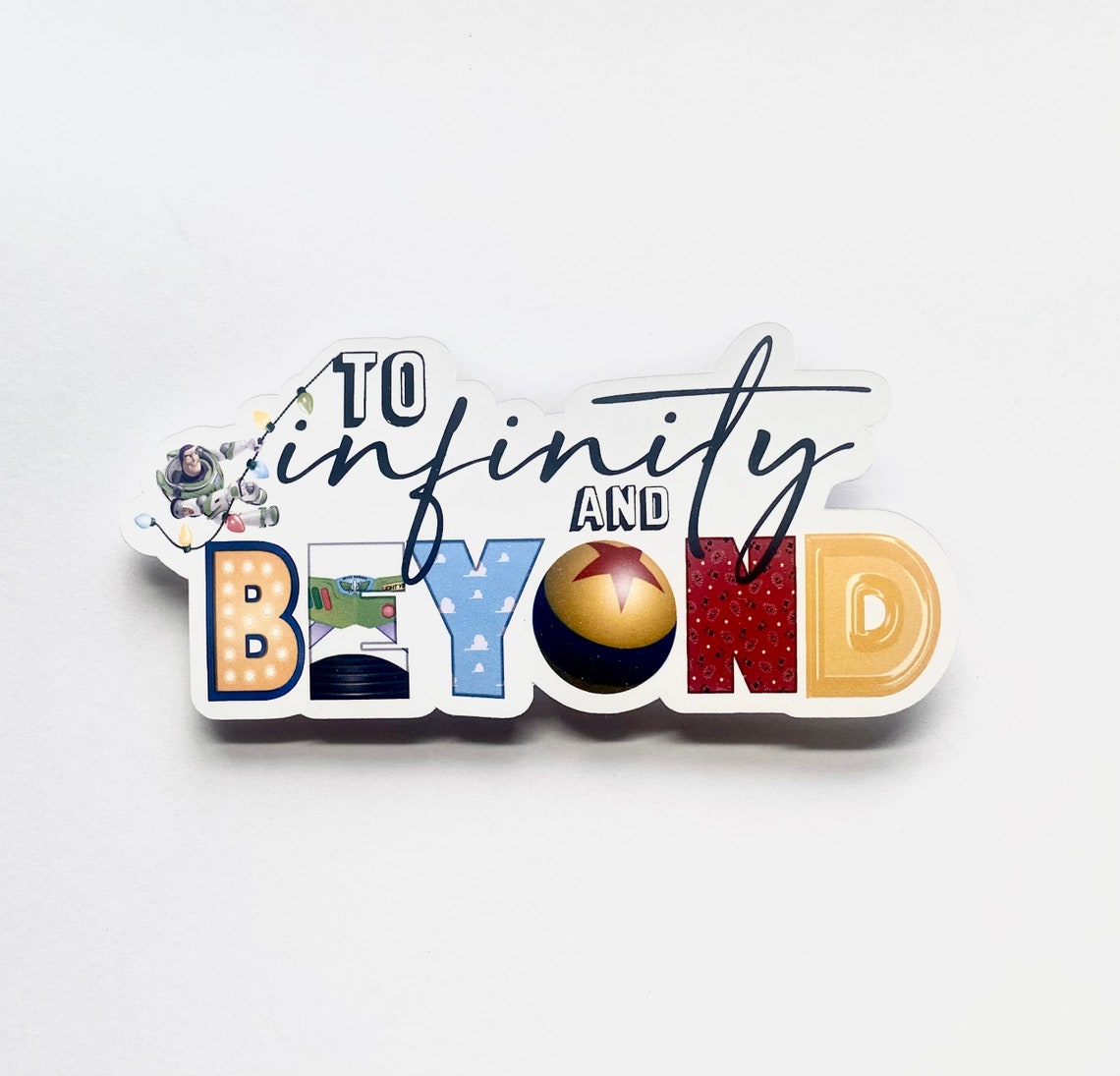 To Infinity and Beyond Toy Story Vinyl Sticker Water - Etsy