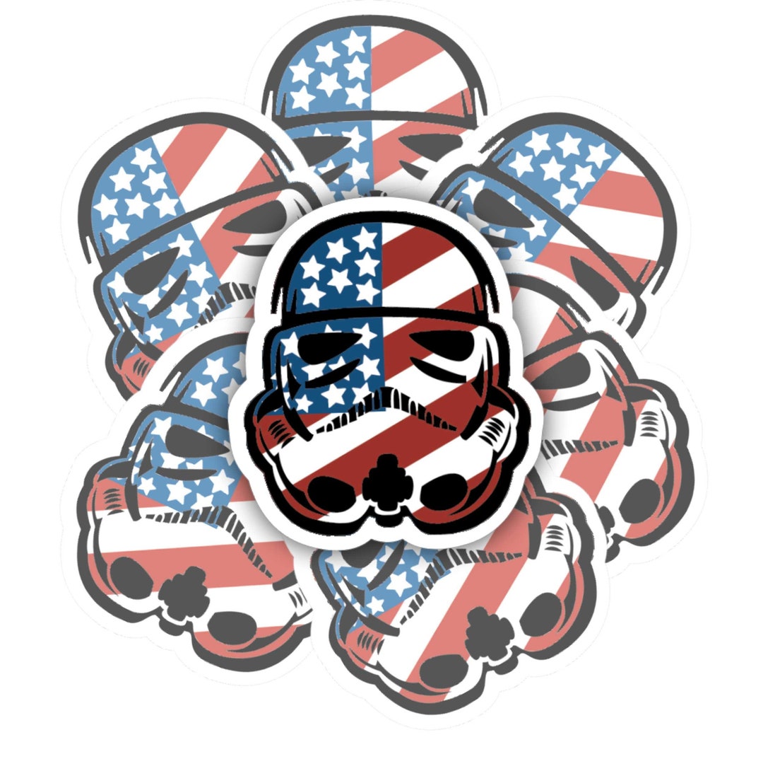 Storm Trooper Helmet | Star Wars | Vinyl Sticker | Alliance | Water ...