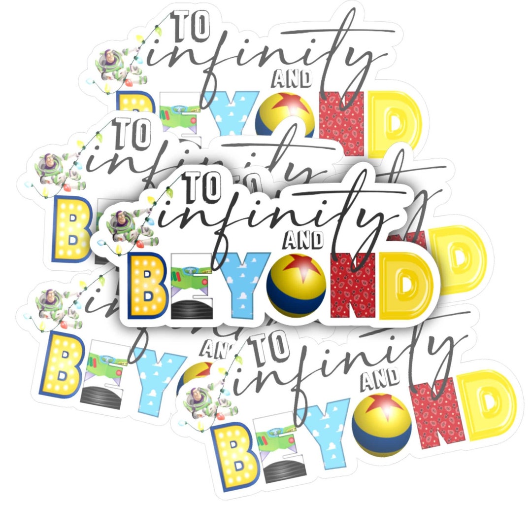 To Infinity and Beyond | Toy Story | Vinyl Sticker | Water Bottle ...