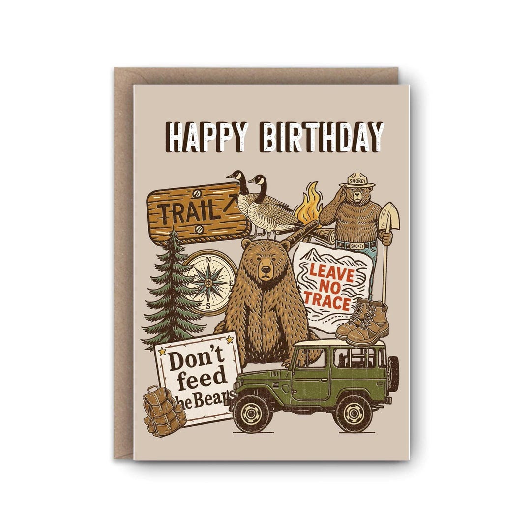 Happy Birthday | Adventure Birthday | Birthday Card | Western ...