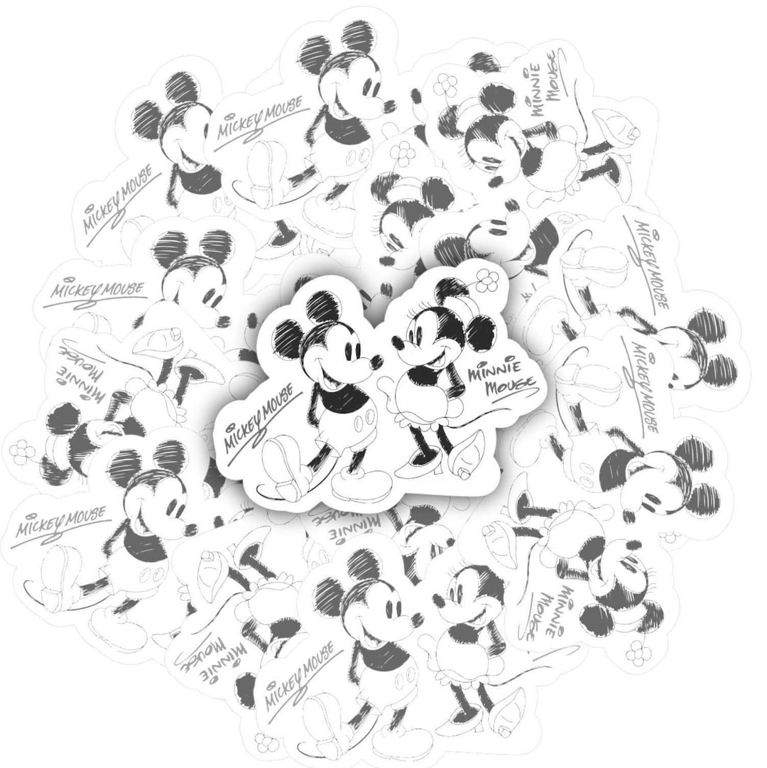 Mickey and Minnie Autograph | Vinyl Sticker | Disney Life | Water ...
