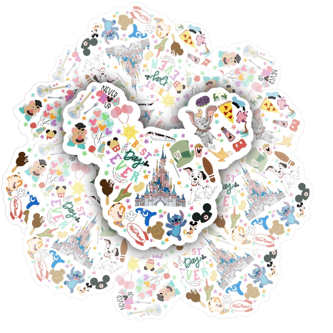 Magic Kingdom Vinyl Sticker Disney Inspired Best Day Ever Water Bottle ...