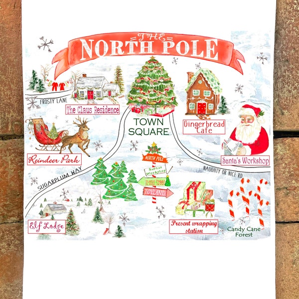 North Pole Sack - Etsy