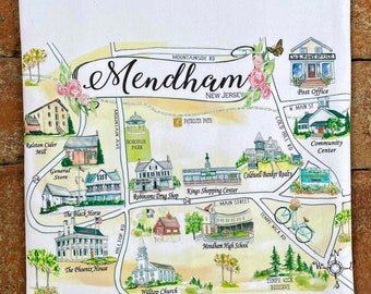 Mendham Nj Map - Etsy