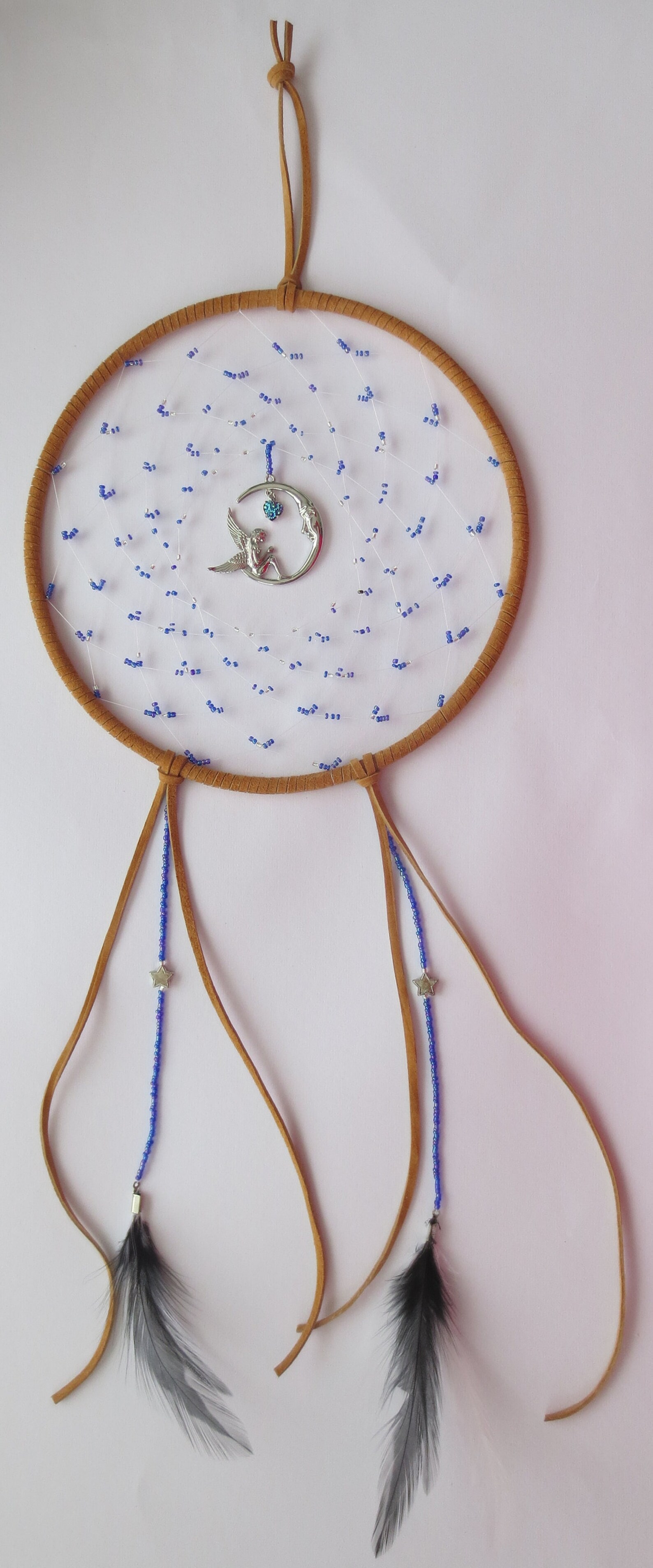 Fairy Beaded Dream Catcher With Glow in the Dark Beads Blue - Etsy