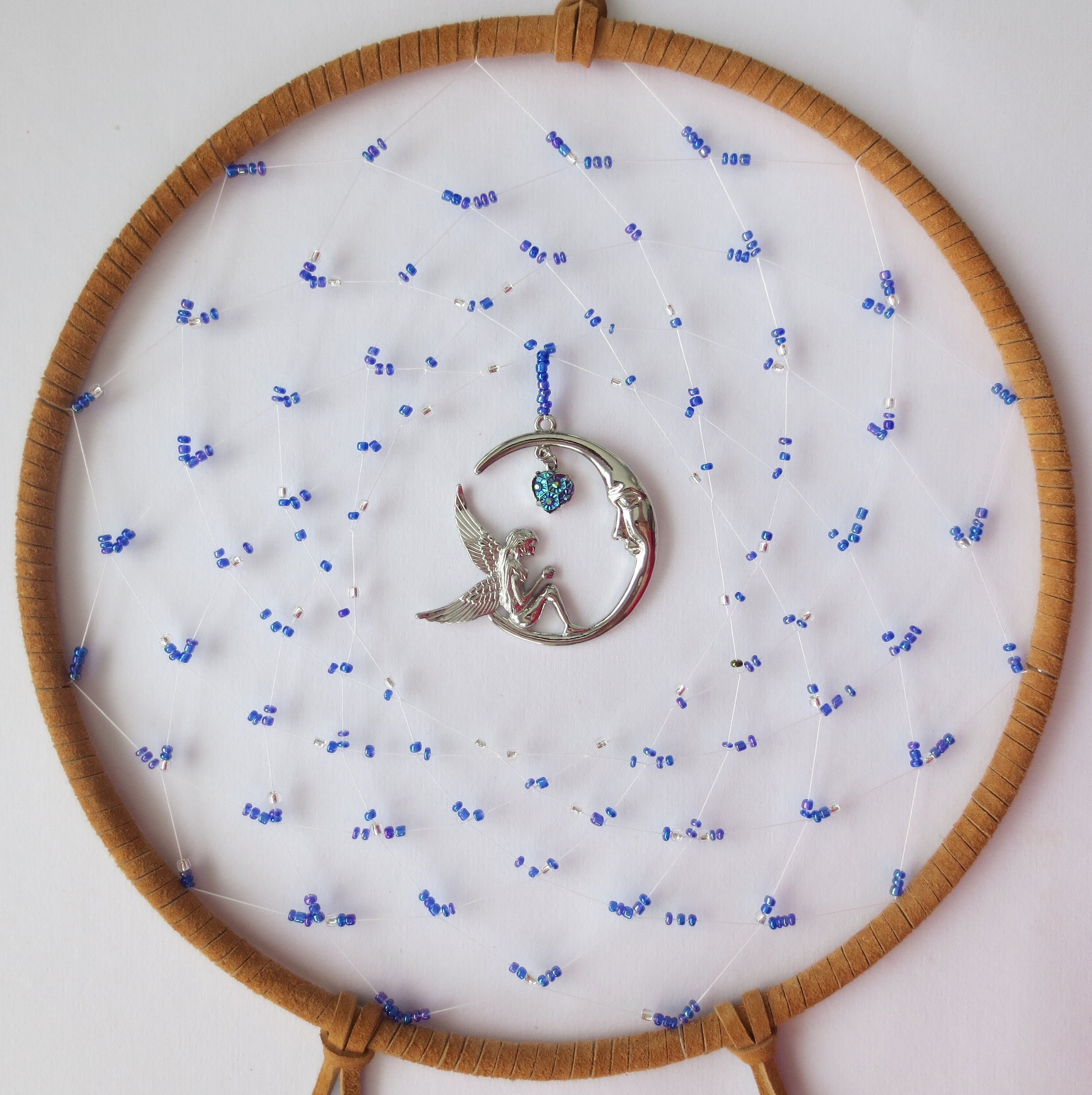 Fairy Beaded Dream Catcher With Glow in the Dark Beads Blue - Etsy