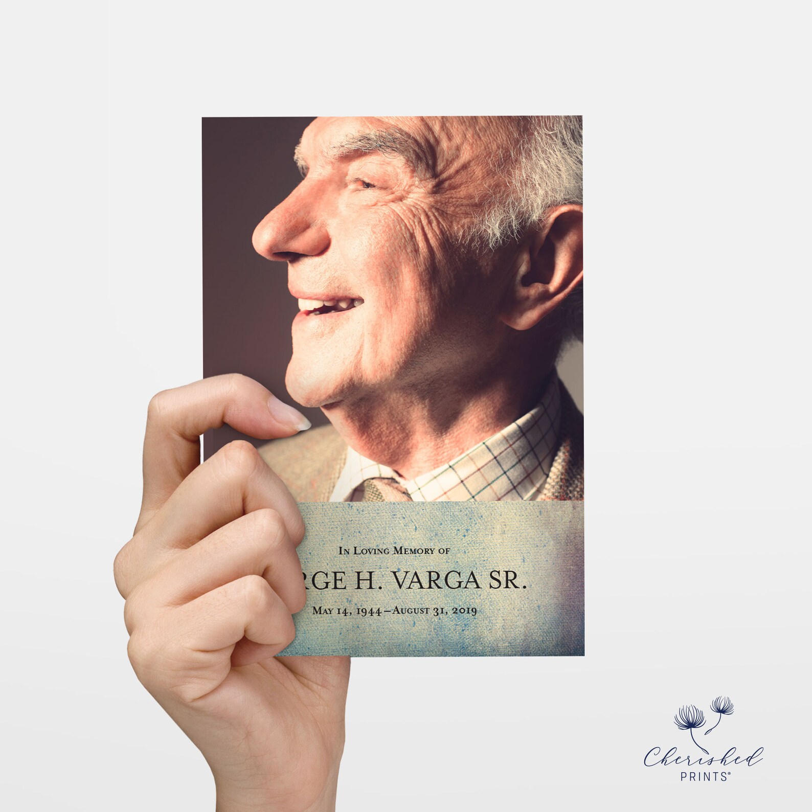 Modern Watercolor Texture Mourning Card Invitation Memorial - Etsy