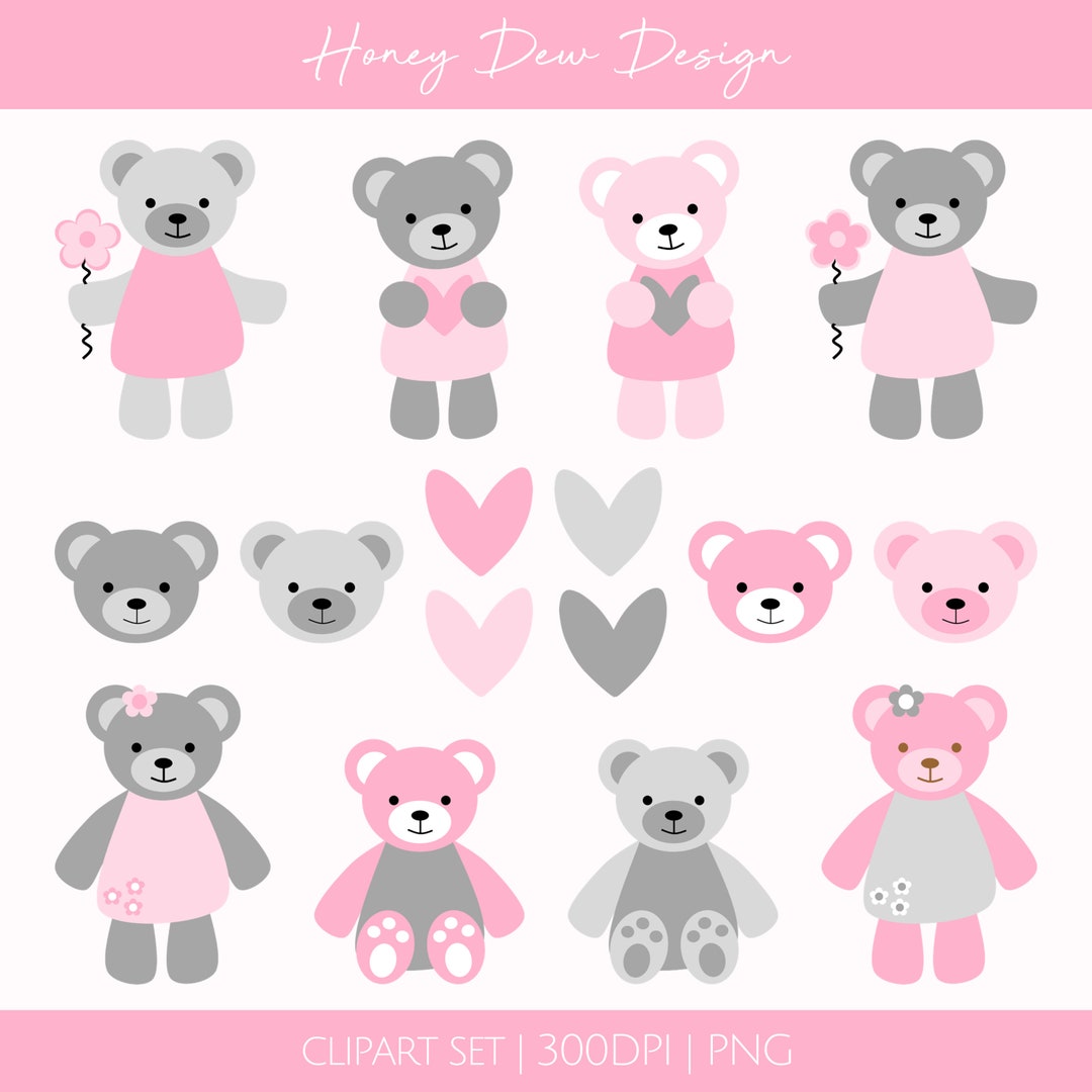 Teddy Bear Clipart | Digital Images | Instant Download | Personal and ...