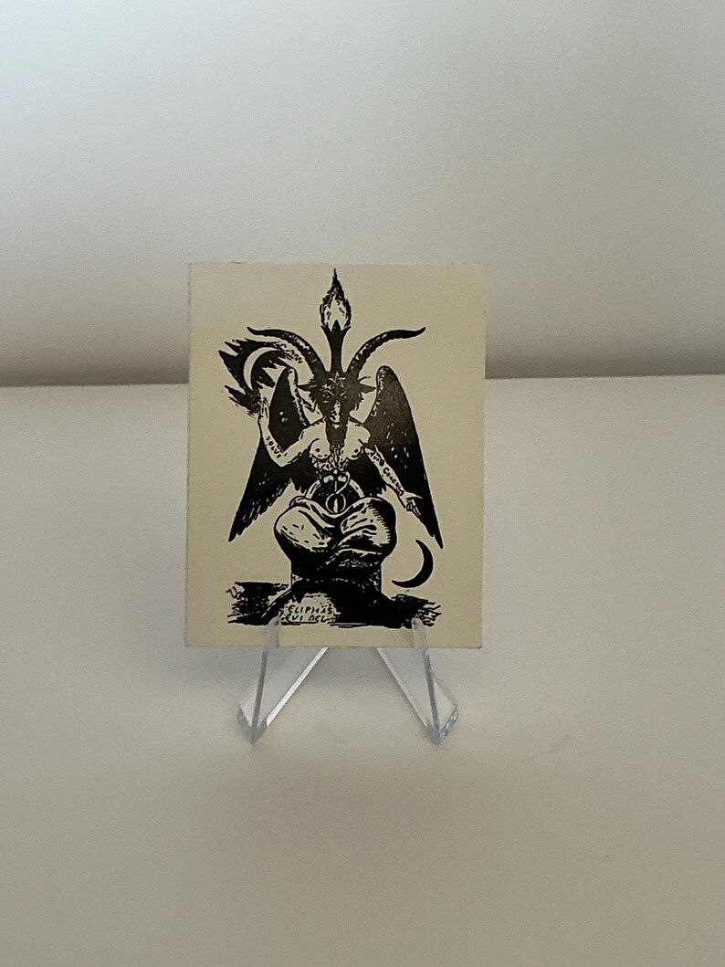 Baphomet Sticker Satan Witch Goat - Etsy