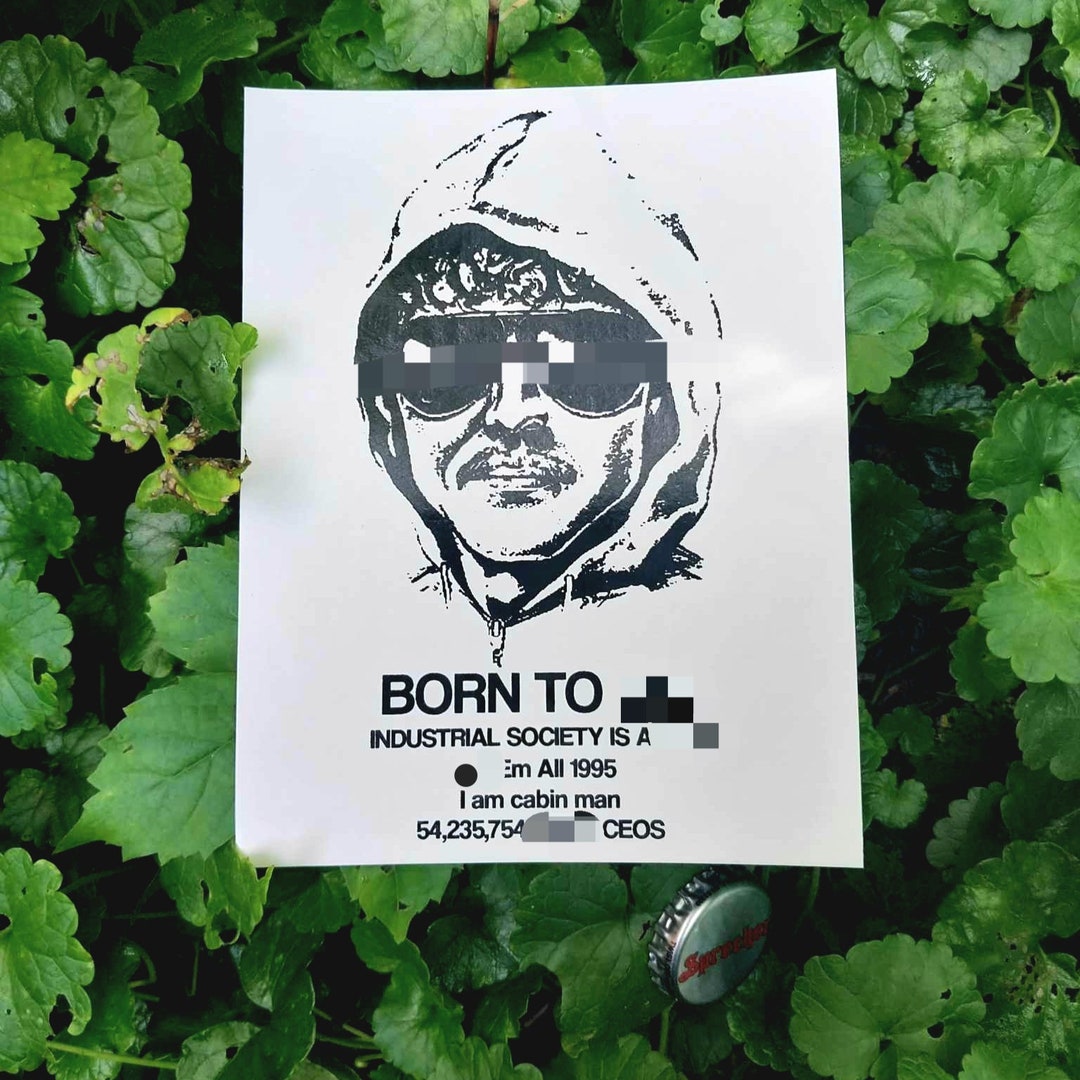 I Am Cabin Man Sticker Eco Ted K Unabomber Kaczynski - Etsy