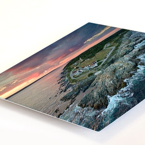 Ocean Metal Print, Metal Wall Art, Seascape Photography, Aerial ...