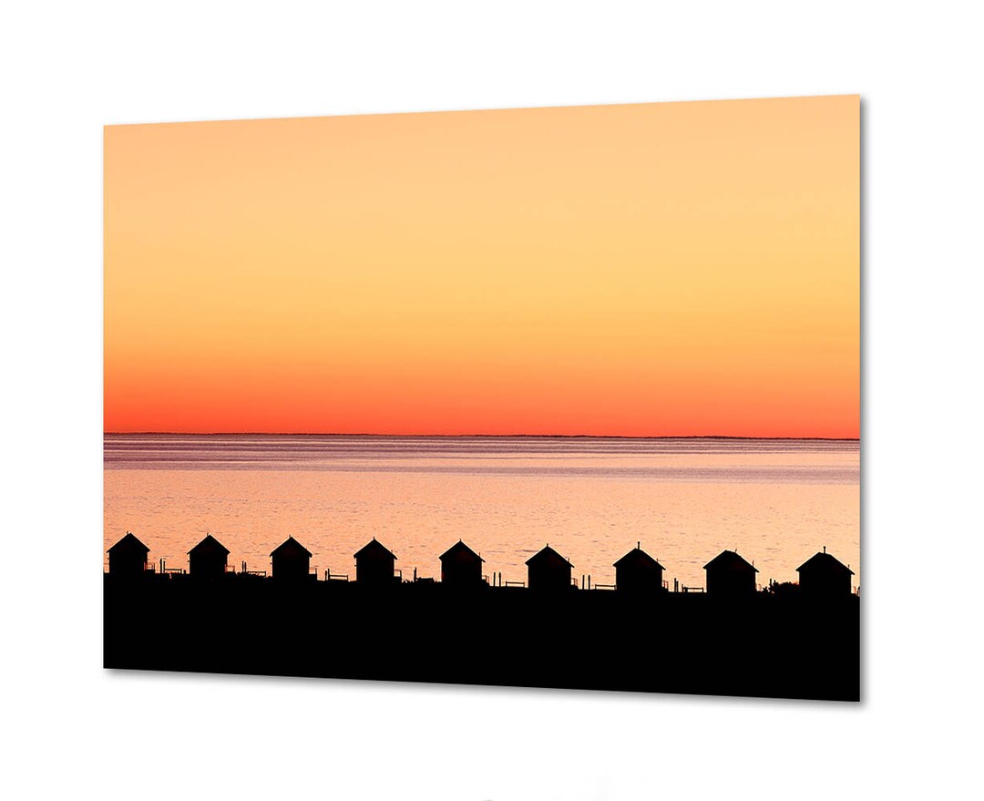 Cape Cod Bay Photograph Metal Print, Large Beach Cottage Photography ...