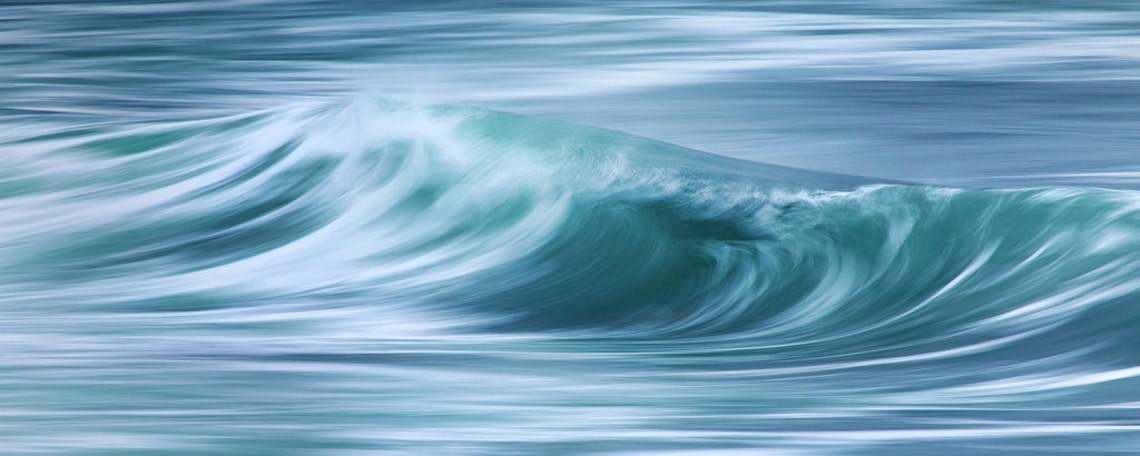 Abstract Ocean Wave Photography Large Beach Canvas Wall Art - Etsy