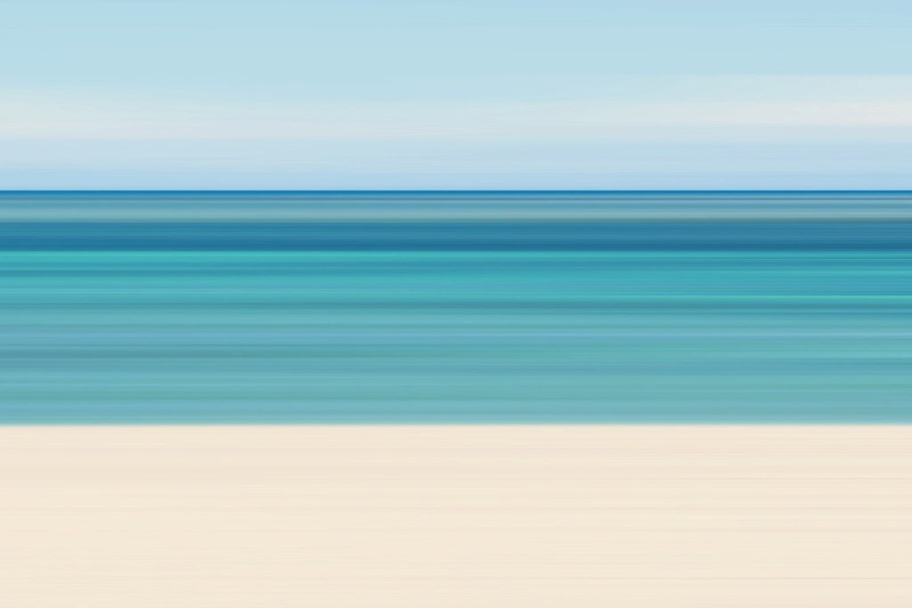 Caribbean Beach Photo Abstract Photography Nautical Stripes - Etsy