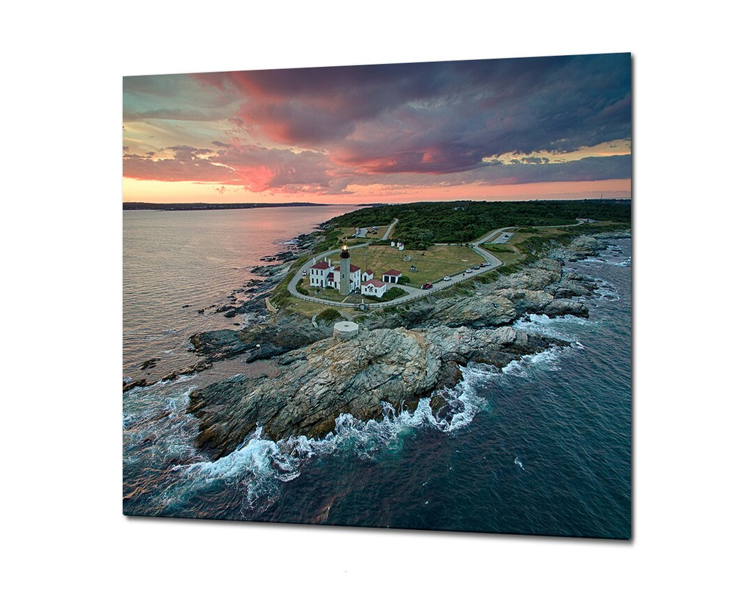 Ocean Metal Print, Metal Wall Art, Seascape Photography, Aerial ...