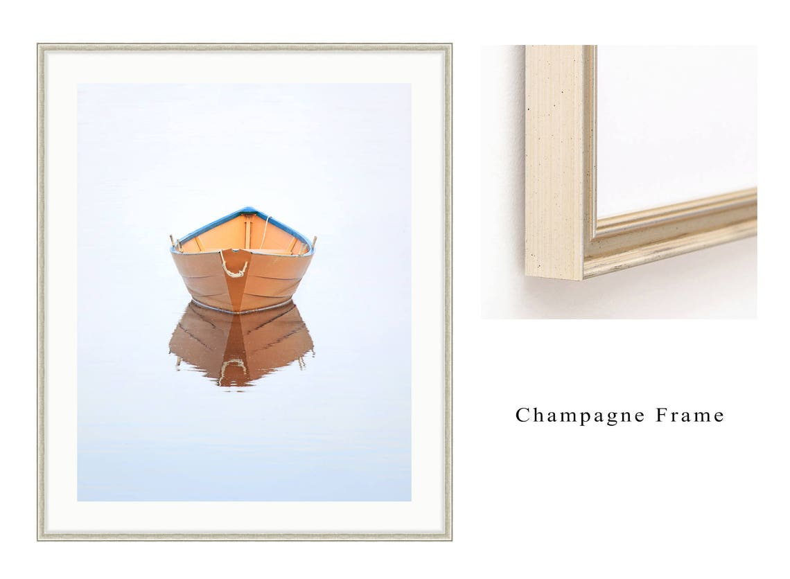Framed Boat Photography Print Large Vertical Nautical Art | Etsy