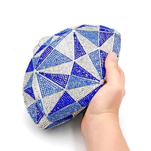 Bridal Wedding Purse, Clutch, Diamond Lattice Pink Crystal Clutch ...