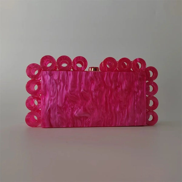 Hot Pink Clutch - Etsy