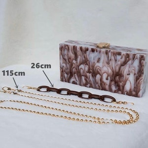 Purple Ink Marble Pattern Acrylic Clutch With the Acrylic - Etsy
