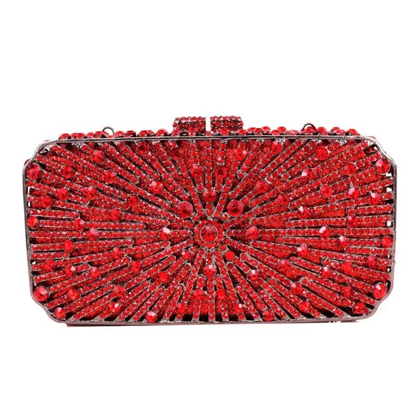 Red Clutch - Etsy