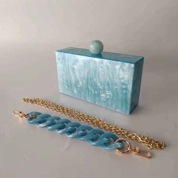Light Blue Clutch - Etsy