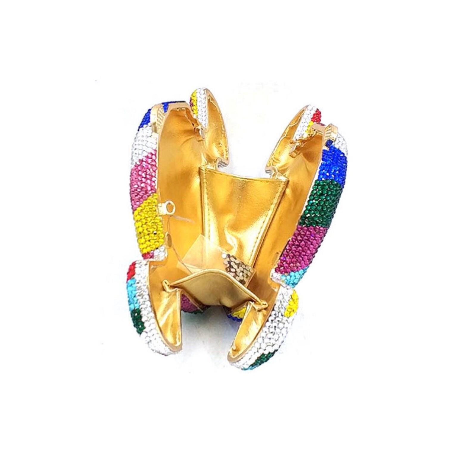 Retro and Kitsch Candy Crystal Clutch Multicolored Crystal - Etsy