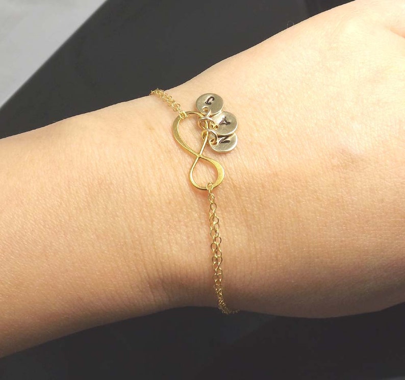 Gold Infinity Bracelet Gold Bracelet Infinity Bracelet Gold - Etsy