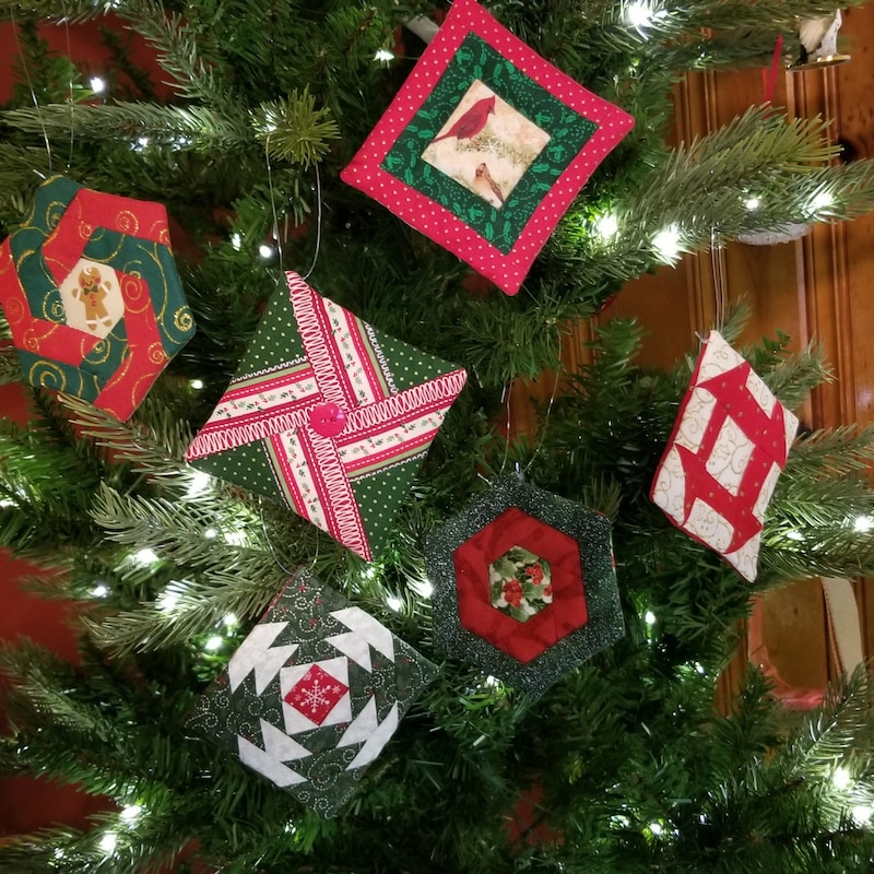 Quilted Ornaments - Etsy